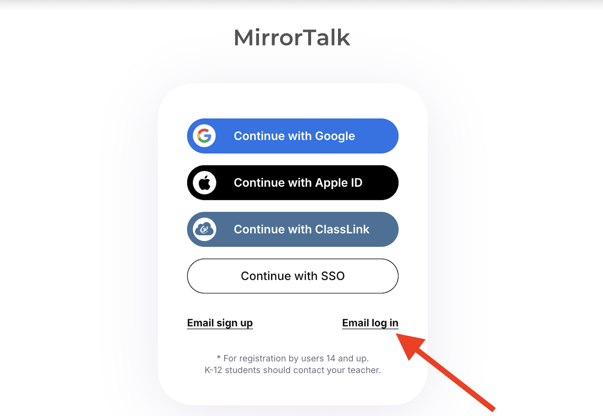 🔎 Sign-In Options in MirrorTalk & M2 – Swivl Help Center